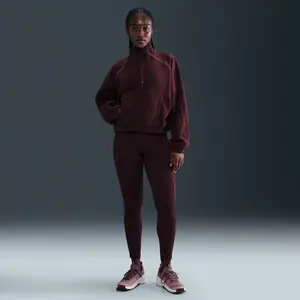 Nike One Therma-fit 1/2-zip Top - Red