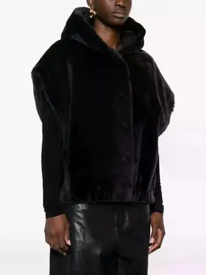 ARMA Aurelie Hooded Faux-fur Jacket