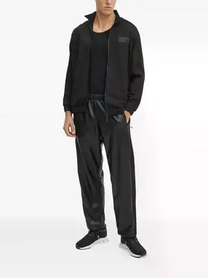 Emporio Armani Zip Striped Sweatshirt