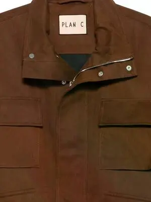 Plan C Delave Twill Military Jacket