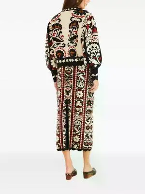Farm Rio Tapestry Straight Skirt