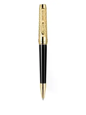 Roberto Cavalli Two-tone Engraved Pen - Black
