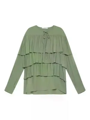 Malìparmi Tiered Ruffled Blouse