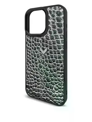 VELANTE Crocodile-embossed Iphone 16 Pro Phone Case