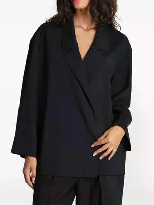 Liviana Conti Wool Wrap Jacket