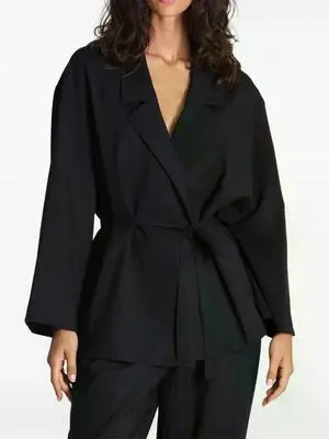 Liviana Conti Wool Wrap Jacket