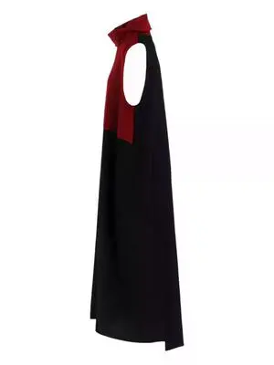 Y’s High-neck Colour-block Midi Dress