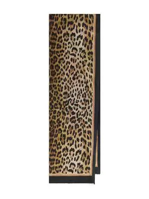 Malìparmi Leopard-print Scarf - Brown