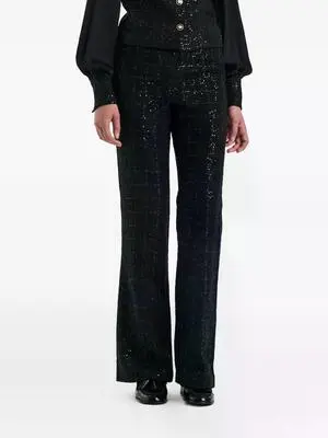 WEILL Tweed Trousers With Sequin Embellishments