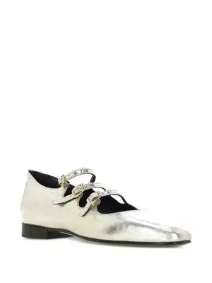 CAREL Buckle-embellished Leather Sandals