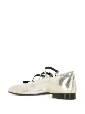 CAREL Buckle-embellished Leather Sandals