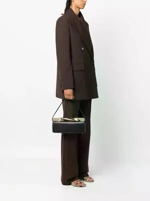 AQUAZZURA Twist Leather Shoulder Bag