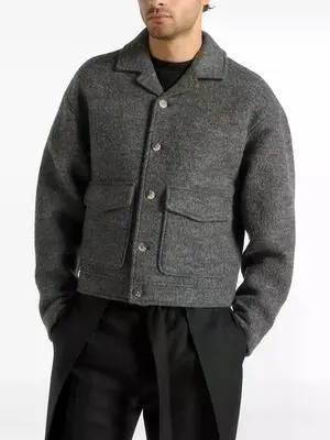Manière De Voir Aurel Front Jacket - Grey