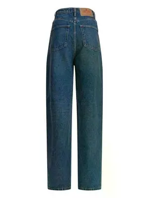 Prada Logo-plaque Straight Leg Jeans