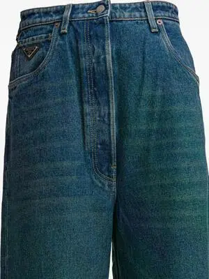 Prada Logo-plaque Straight Leg Jeans