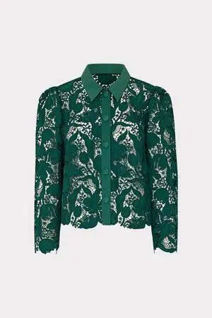 Milly Embroidered Shirts For Women
