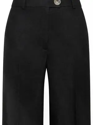Malìparmi Button-fastening Trousers With Cuffed Hems