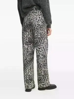 GESTUZ Leora Leopard Print Jeans
