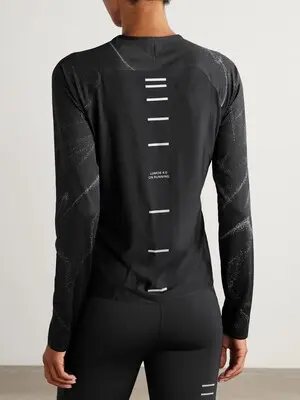 On Lumos Performance Printed Recycled-jersey Top