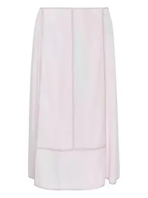 JIL SANDER Panelled Crepe A-line Skirt