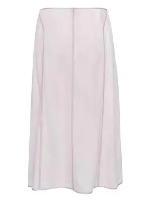 JIL SANDER Panelled Crepe A-line Skirt
