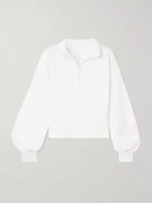 Lululemon Cotton-terry Half-zip Sweatshirt