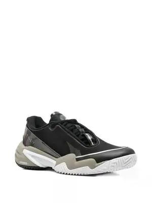 Adidas By Stella McCartney Barricade Leather Sneakers - Black
