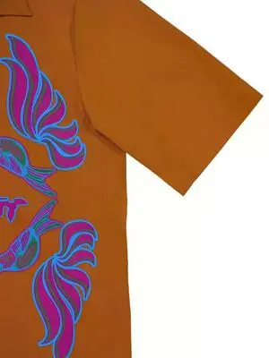 PAULA Embroidered Short-sleeve Shirt