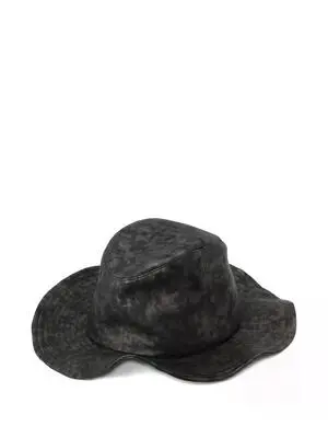 Yohji Yamamoto Ten Gallon Sheep-leather Hat