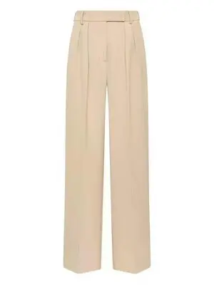 Malìparmi Pleated Straight-leg Trousers - Neutrals