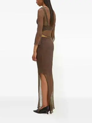 RÉSUMÉ Tie-front Cardigan And Skirt Set