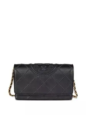 Tory Burch Fleming Soft Quilted Chain Bag - Black