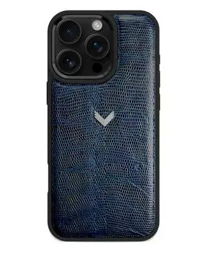 VELANTE Lizard-skin Iphone 16 Pro Case - Blue