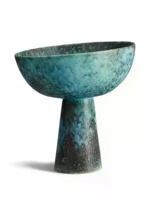 L'Objet Small Terra Stand Bowl - Green