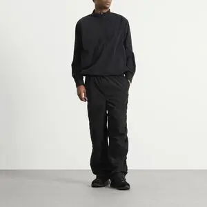 BEAMS Puckering Easy Trousers - Black