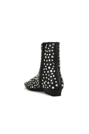 Staud Wally Flat Ankle Boot - Rivets