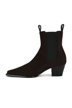 TOTEME Suede City Boots Bark
