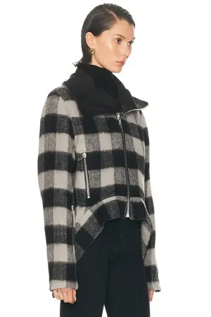 Rick Owens Exploder Jacket - Black Plaid
