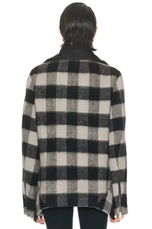 Rick Owens Exploder Jacket - Black Plaid