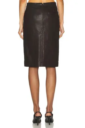 FERRAGAMO Pencil Skirt - Expresso