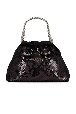 Stella McCartney Falabella Pixel Snake Sequins Embroidery Mini Drawstring Bag