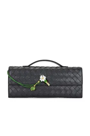 Bottega Veneta Andiamo Clutch - Ardois  Daisy Flower  & Muse Brass