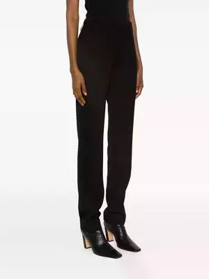 TOTEME Low-waist Slim Trousers - Black