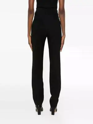TOTEME Low-waist Slim Trousers - Black