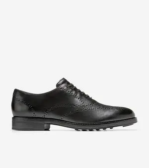 Cole Haan Ledley Grand Brogue Wingtip Oxfords - Black