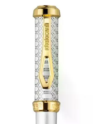 Roberto Cavalli Two-tone Engraved Pen