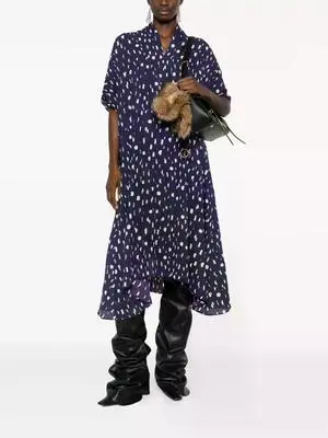 Balenciaga Polka Dot Pattern Dress