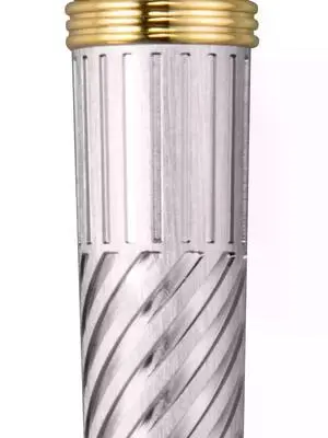 Roberto Cavalli Two-tone Engraved Pen - Silver
