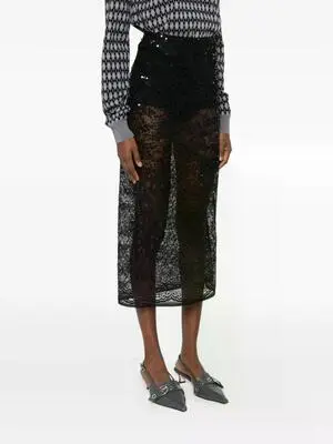 Patrizia Pepe Sequin Lace Skirt