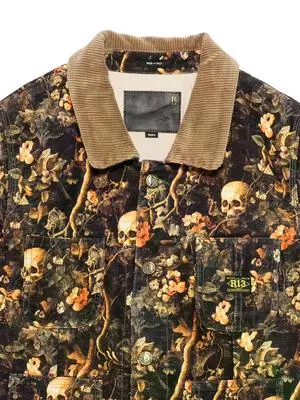 R13 Skull Bomber Jacket